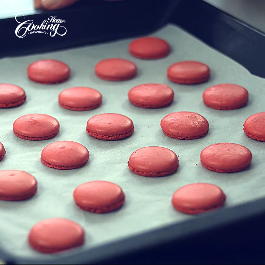 Raspberry Macarons - Italian Meringue Method Recipe