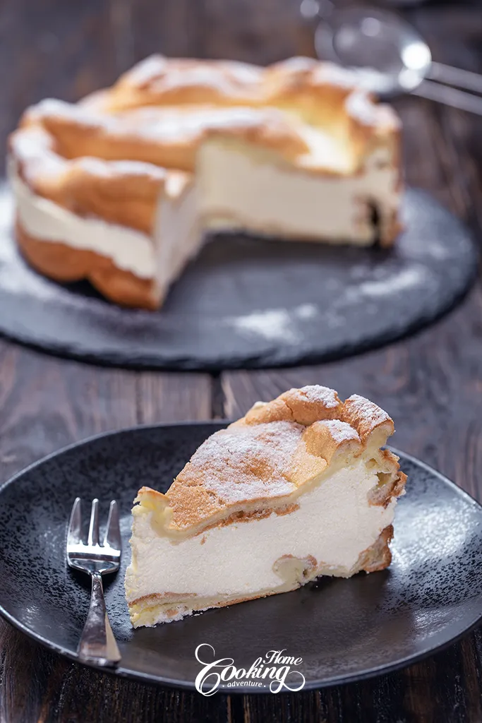 Karpatka Eclair Cake - Polish Carpathian Mountain Cream Cake