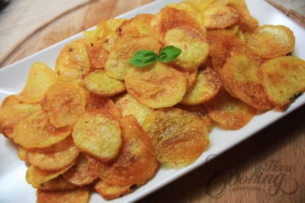 Baked Potato Chips Recipe - Homemade Best Snack Ever