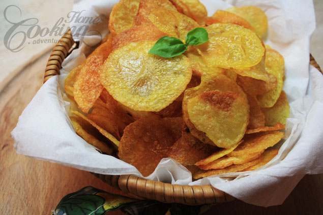 Baked Potato Chips Recipe - Homemade Best Snack Ever