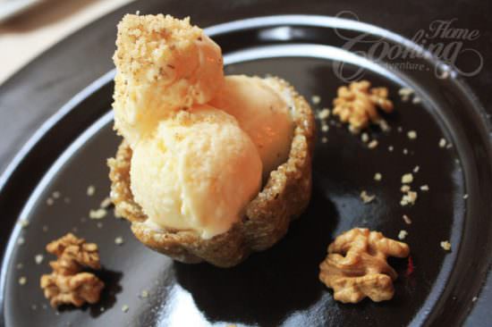Mini Walnut Ice Cream Tarts - Home Cooking Adventure