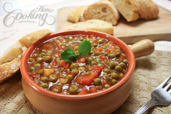 Easy Cosy Pea Stew