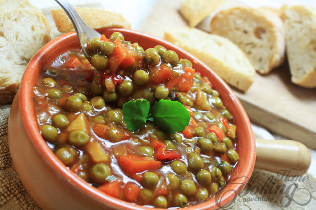 Easy Cosy Pea Stew