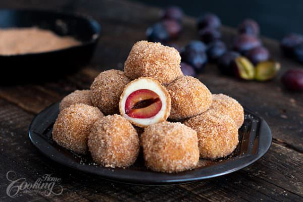 Potato Fresh Plum Dumplings Recipe - Gomboti cu Prune
