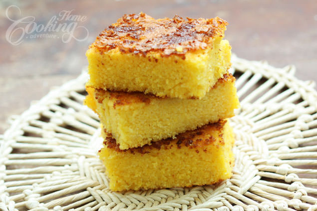 Easy Sweet Cornbread Recipe -Romanian Malai Dulce