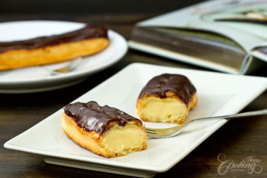Vanilla Eclairs Recipe - How to make French Vanilla Eclairs